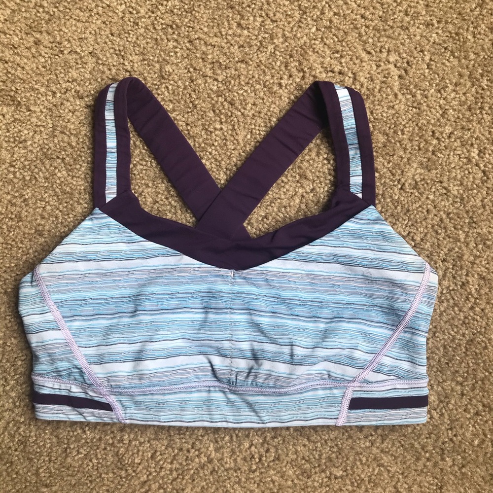 Lululemon Rack Pack Bra Sz 8 - Gem